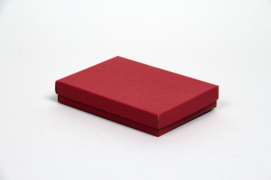 #53 Matte Brick Red Two-Piece Jewelry Boxes
