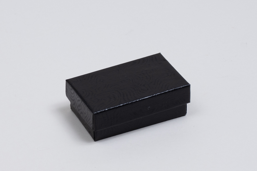 #21 Black Swirl Two-Piece Jewelry Boxes