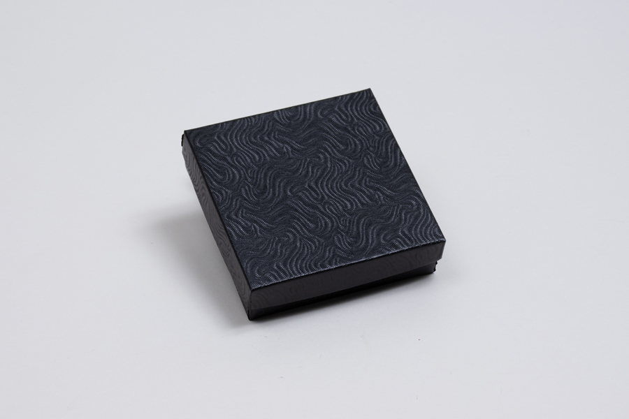 #33 Black Swirl Two-Piece Jewelry Boxes