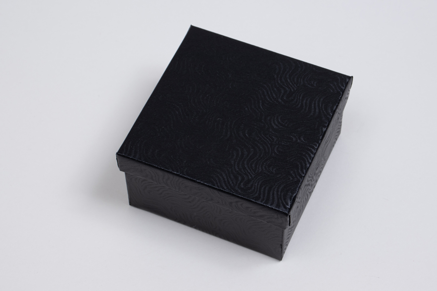 #34 Black Swirl Two-Piece Jewelry Boxes