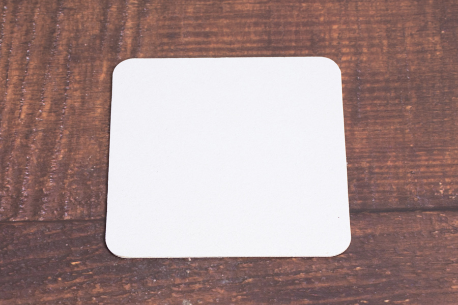 4-Inch Square Pulpboard Coasters – 55 Pt