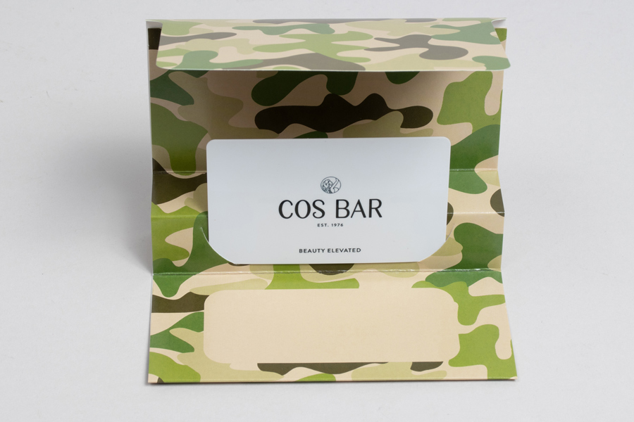 5 X 3-3/8 Camo Gift Card Folders