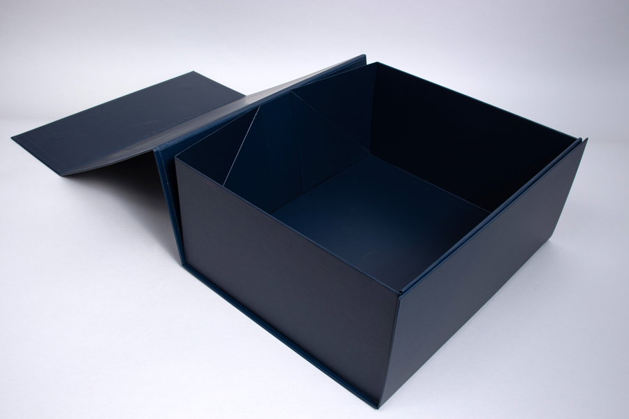 13 x 10-3/4 x 5-1/2 Matte Navy Magnetic Lid Gift Boxes