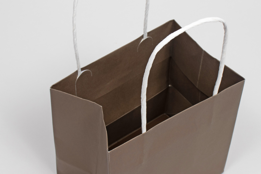 16 x 6 x 13 Coco Brown Eco-Friendly Paper Shopping Bags